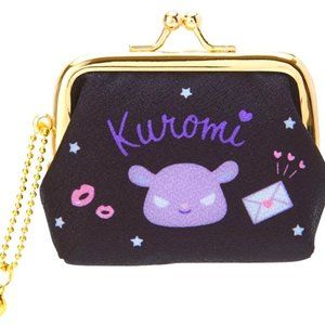 Sanrio | Accessories | Sanrio Kuromi Coin Purse Small Black Kiss Snap ...